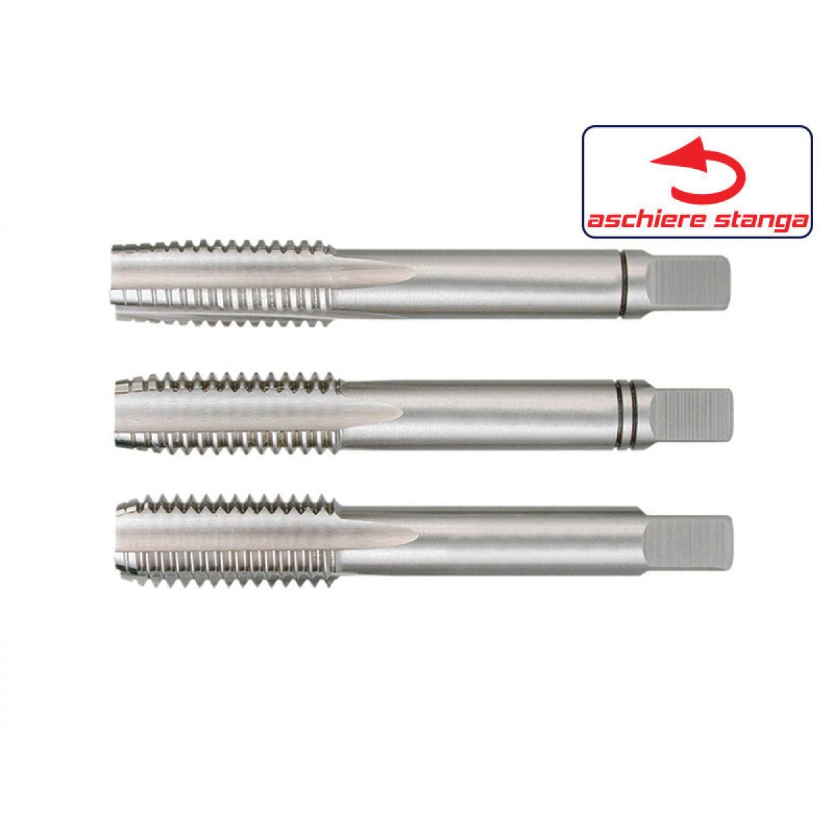 Tarod de mana, set, filet metric, Carbon Steel, aschiere stanga, DIN ...